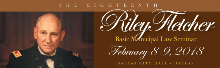 Conference Materials – Texas City Attorneys Association