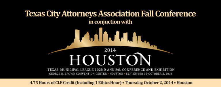 Conference Materials – Texas City Attorneys Association
